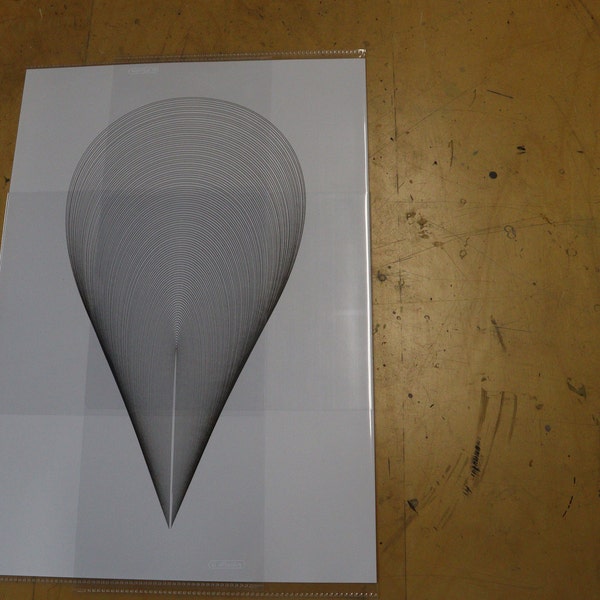 Enigmatic Sphere Ac2 Ink Drawing Generative Art Plotter Art Modern Art No Print Original Wall ...