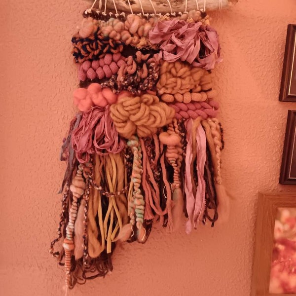 Handmade Weaving in Blue, Green, Teals - Etsy