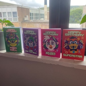 FNAF Security Breach Birthday Cards - Etsy