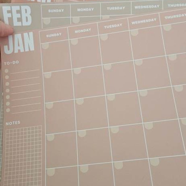 Weekly Planner Mini Notepad Minimalist Undated Planner Desk Pad, Fits ...