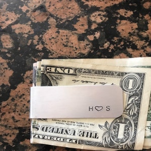 Personalized Money Clip Monogrammed Initials Groomsmen Gift - Etsy