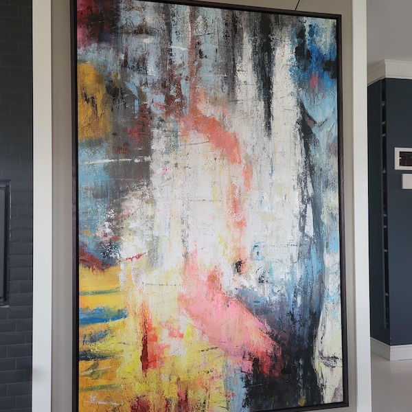 120cm x 180cm Original XXL Acryl Gemälde großes Bild Leinwand Canvas ...