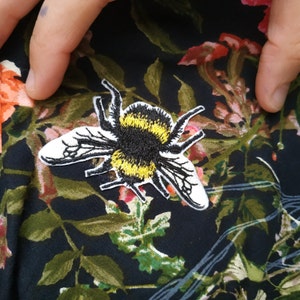 Tiny Bee Fusible Patch Bumblebee Insect Applique Honey Bee - Etsy