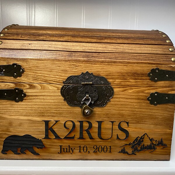 Baby Time Capsule 1st Birthday First Birthday Baby Keepsake Box Small ...