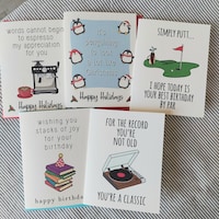 Funny Birthday Card for Vinyl Collector: Classic Retro Turntable Record ...