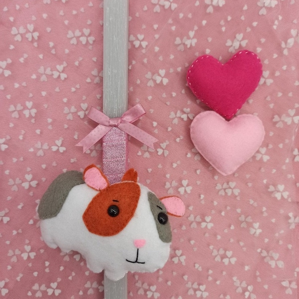 Guinea Pigs Felt Toy Sewing PDF and SVG Patterns, Silkie Guinea Pig ...