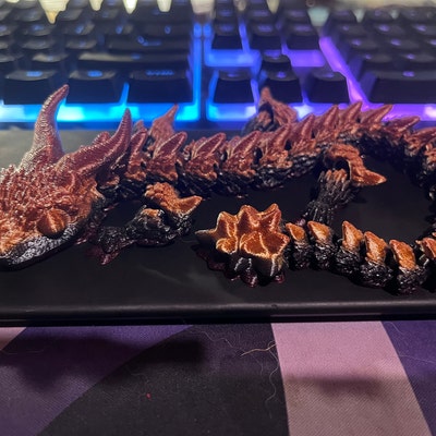 3D Printed Articulated Snake BOA Design by Cinderwing3d authorized ...