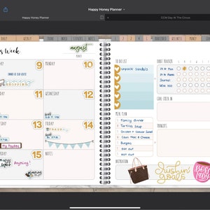 Undated Digital Boho Life Planner Goodnotes Planner Digital Planner ...