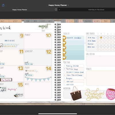 Undated Digital Boho Life Planner Goodnotes Planner Digital Planner ...