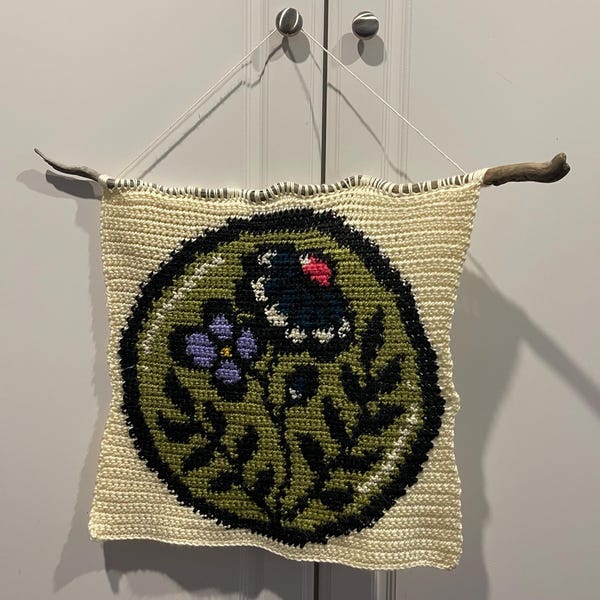 Wildflowers Tapestry Crochet Pattern / Wall Hanging / Instant Download ...