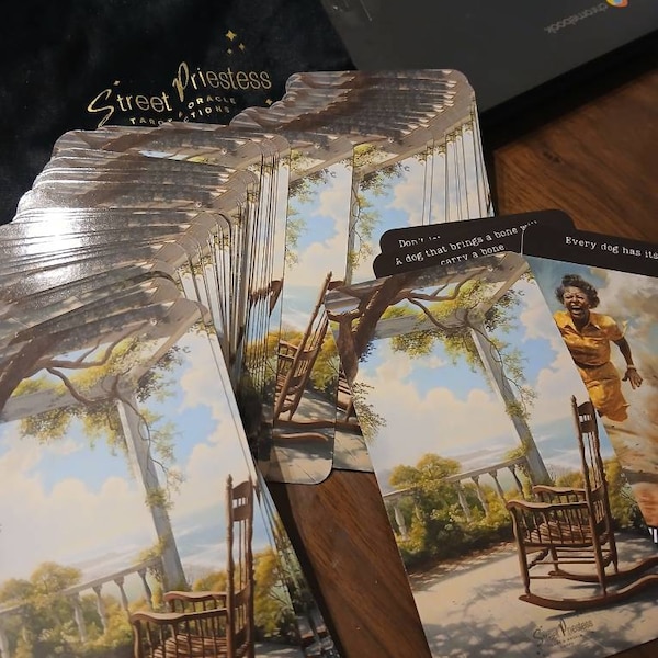 Gullah Tarot Deck 78 Tarot Size Cards Lowcountry Inspired Black Tarot ...