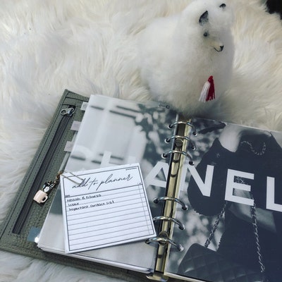 024 Medical Information Overview Printable Planner Insert PERSONAL WIDE ...