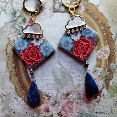 Gingko Leaf Polymer Clay Raw Cane Millefiori Nail Art - Etsy