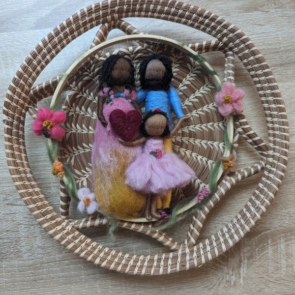 Needle Felted Woodland Mushroom Fairy Dancing on a Mushroom, Waldorf ...