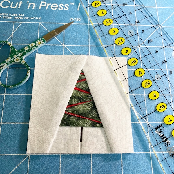Garland Trees Foundation Paper Piecing Pattern || Two Tree Designs Each ...