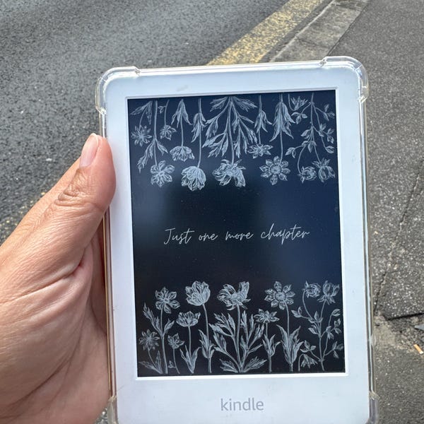 One More Chapter Floral Kobo Ereader Cover - Etsy