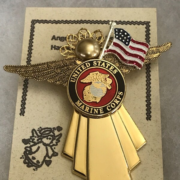 Marine Angel Pin - Etsy