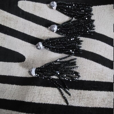 23 Colors, Crystal Tassels, Beaded Tassels, Bead Tassels Jewelry ...