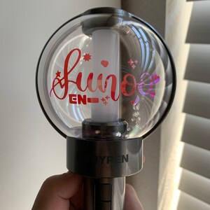 Aespa Name Tagholographic Kpop Name Tag Vinyl Stickers | Etsy