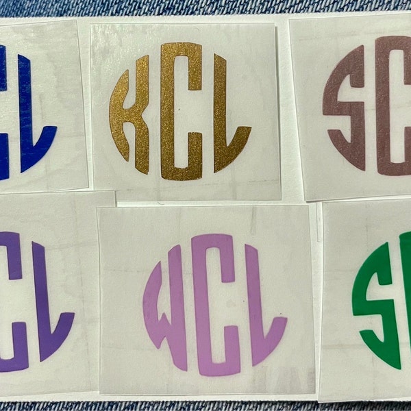 Monogram Phone Charger Label, Monogram Phone Charger Decal, Mini ...