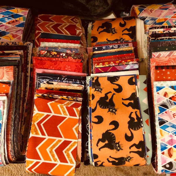 Fabric Strips Scrap Pack 100% Cotton Fabric Lot BY THE POUND - Etsy