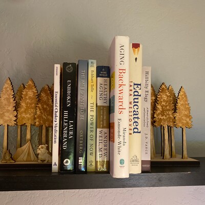 Bookends, Camping, Forest, Book End - Etsy