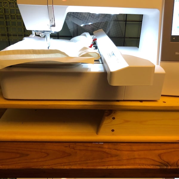 Embroidery or Sewing Machine Riser With Drawer - Free Arm Stand for ...