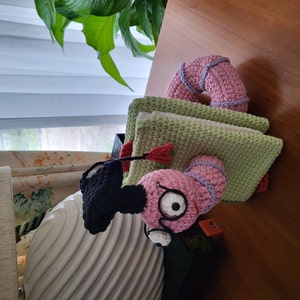 Bookworm Crochet Pattern, Crochet Bookworm Amigurumi, Book Crochet ...