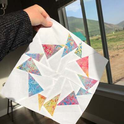 Burst Paper Piecing Pattern - Etsy