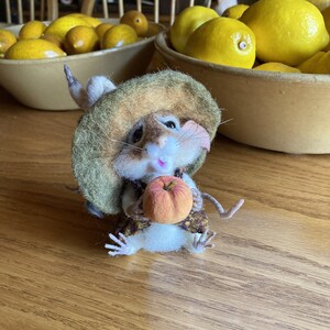 Needle Felted Mouse, Teddy Animals, Handmade. - Etsy