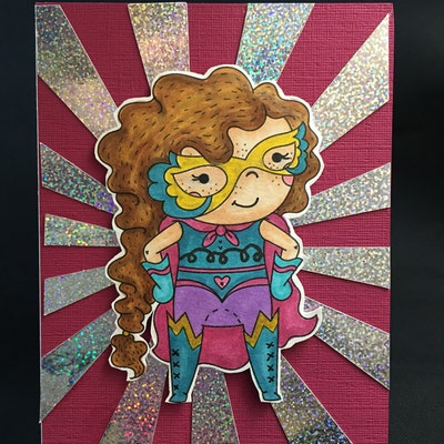 Superhero Girls Clipart Super Hero Clipart Clipart for - Etsy