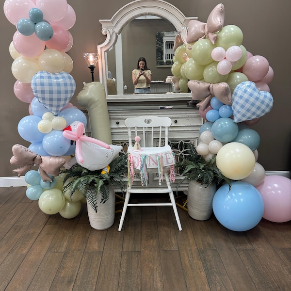 One Silly Goose Balloon Garland Balloon Arch Girls Silly Goose Birthday ...