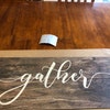 DIY Farmhouse Gather Stencil / Gather Sign / Mylar Reusable - Etsy Canada