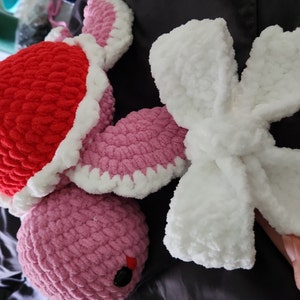 BUNDLE Bow & Heart Turtle Crochet Pattern 2 SIZES Valentines Day Ribbon ...