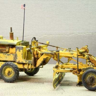 Caterpillar No12 Motor Grader American Military Scales Ww2 Vehicle Self ...