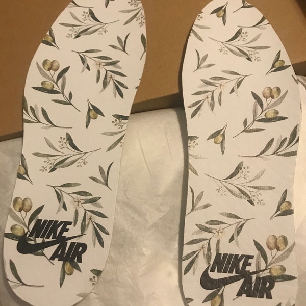Custom Printed Insoles (single Pair) - Etsy