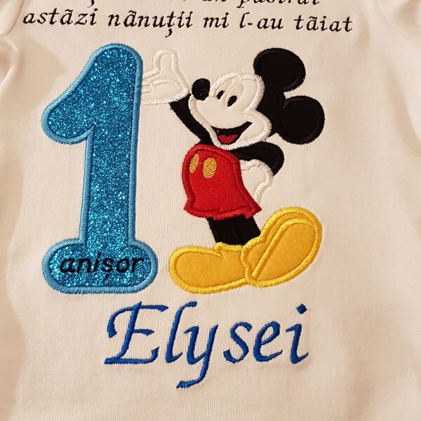 Mickey Mouse 01 Applique Design - Etsy