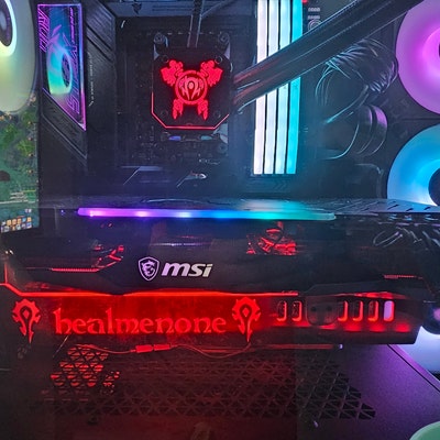 Custom AIO Covers for Corsair Icue ELITE CAPELLIX h100i, H115i, H150i ...