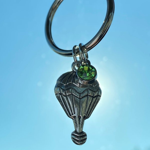 Hot Air Balloon Keychain Balloon Key Chain Gift for Friend Airballoon ...