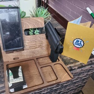 Wooden Docking Station Police Officer Docking Station Wood - Etsy