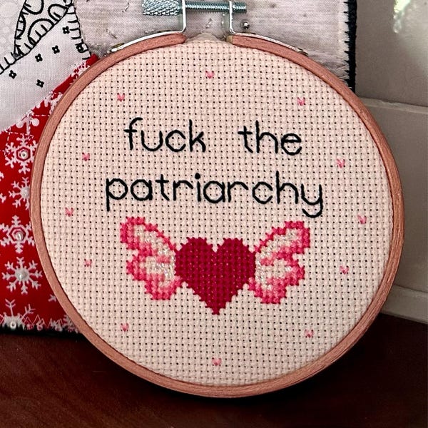 Handmade Cross Stitch Sign Please Leave by Nine Complete Needlepoint ...