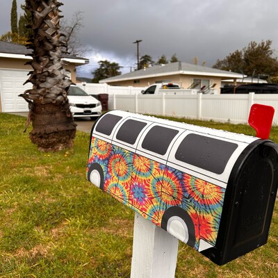 Thin Red Line Firefighter's Mailbox Wrap Mailbox Cover - Etsy