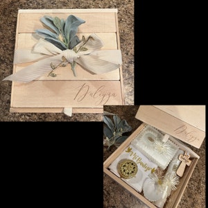 Wooden Gift Box W/custom Engraved Letter SMALL SIZE // | Etsy