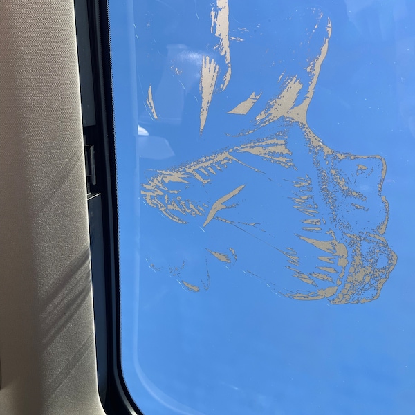 Raptor Velociraptor Pick up Side Rear Window Bed Hood Door Graphic ...