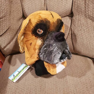 GOLF Club Head Cover ,custom Dog Portrait Boxer , Golf Accessories ...