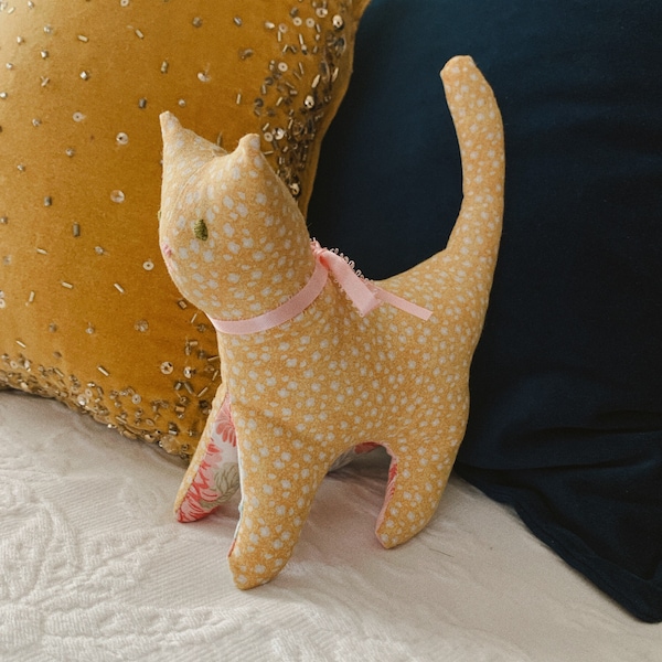 Waldorf Kitty Sewing Pattern and Tutorial PDF Animal Toy Cat Doll - Etsy