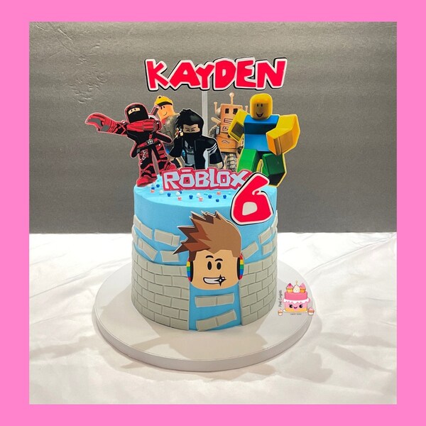 Roblox Birthday Cake Topper. - Etsy