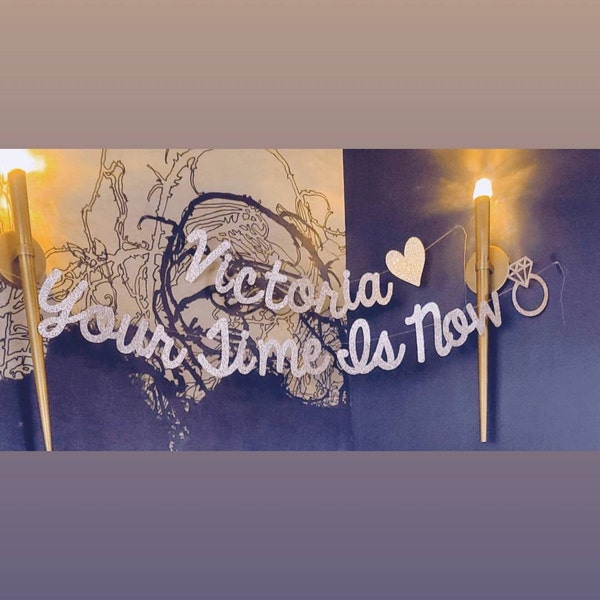 Four Ever a Princess Birthday Banner, 4th Birthday, 4 Ever a Princess ...