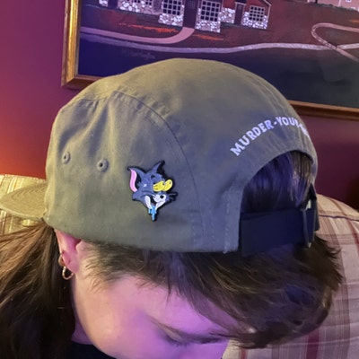 Zombie Tom Cat Cartoon Enamel Lapel Hat Pin - Etsy