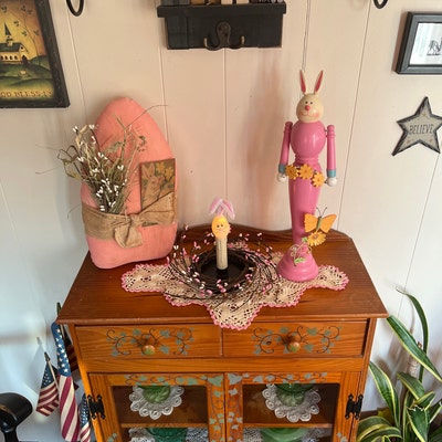 Glittered Natural Wood Snowflake Candle Ring / Mini Wreath 4.5 Inner ...